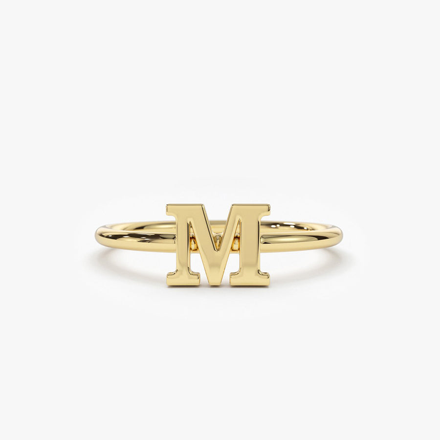 Elegant Initial Rings - Personalized Adornments – FERKOS FJ