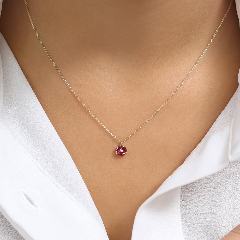 ruby necklace designs