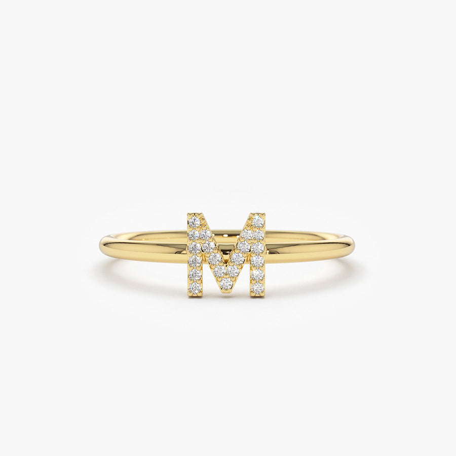 Elegant Initial Rings - Personalized Adornments – FERKOS FJ